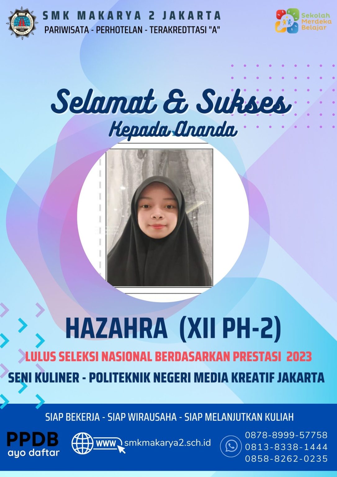 SNBP Tahun 2023 – SMK MAKARYA 2 JAKARTA